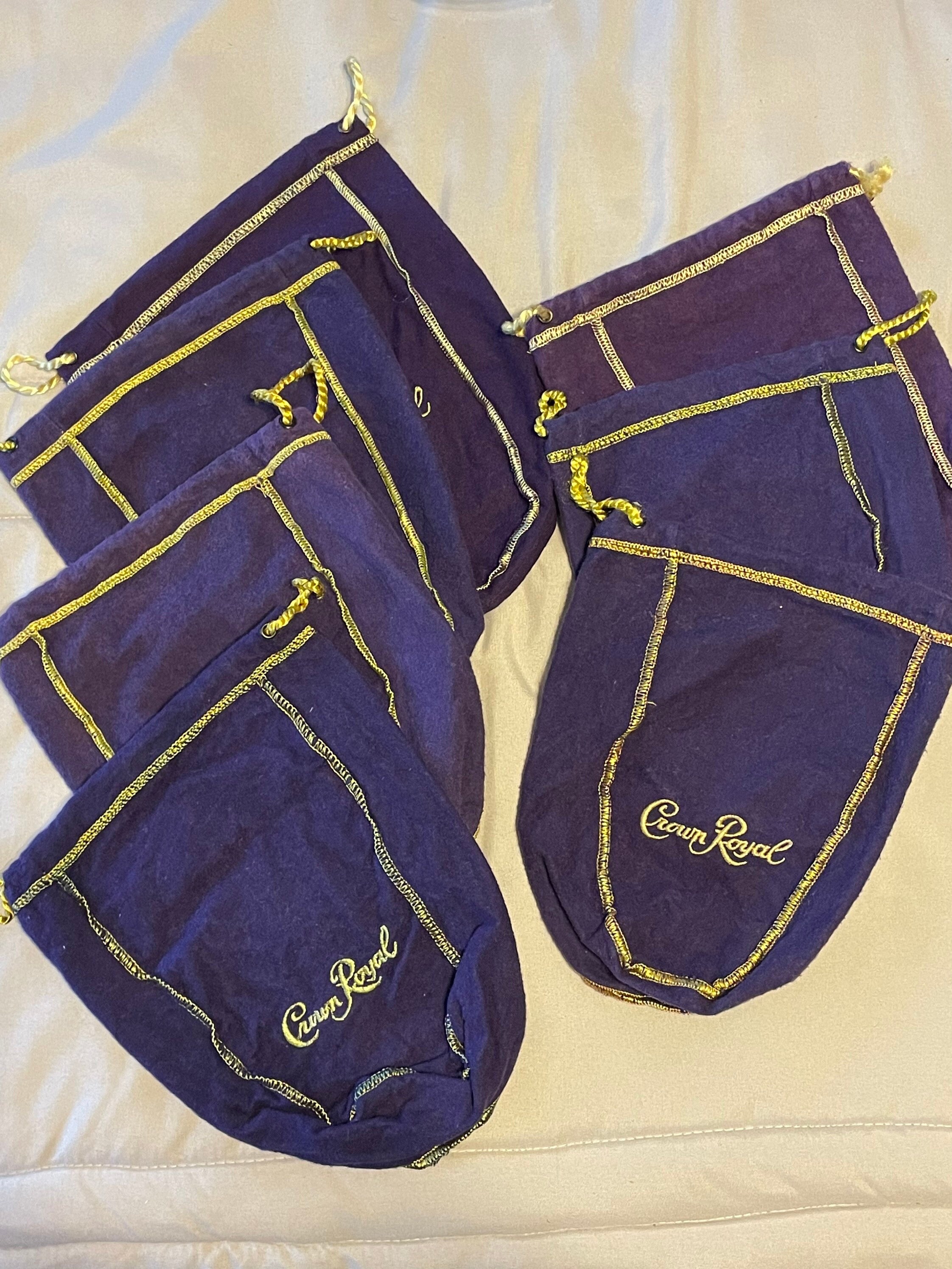 Original Crown Royal Purple Drawstring Bags, 12, 9, 8.25 Read ...