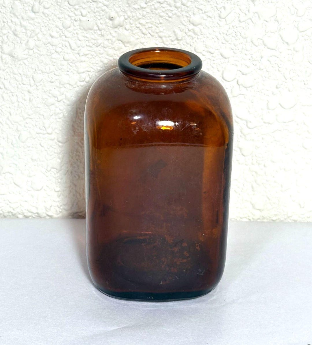 Antique Dark Brown Glass Snuff Bottle 3 Dot - Etsy