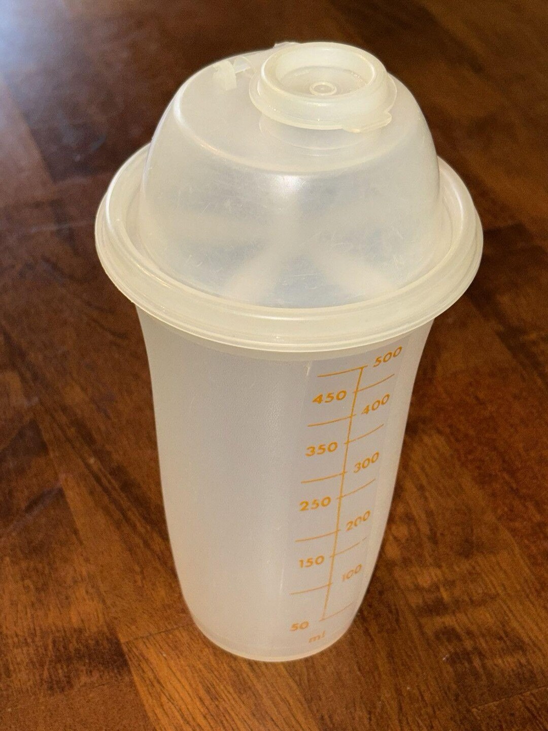 Vintage Tupperware Clear Quick Shake Shaker Drink Mixer 844-25 With ...