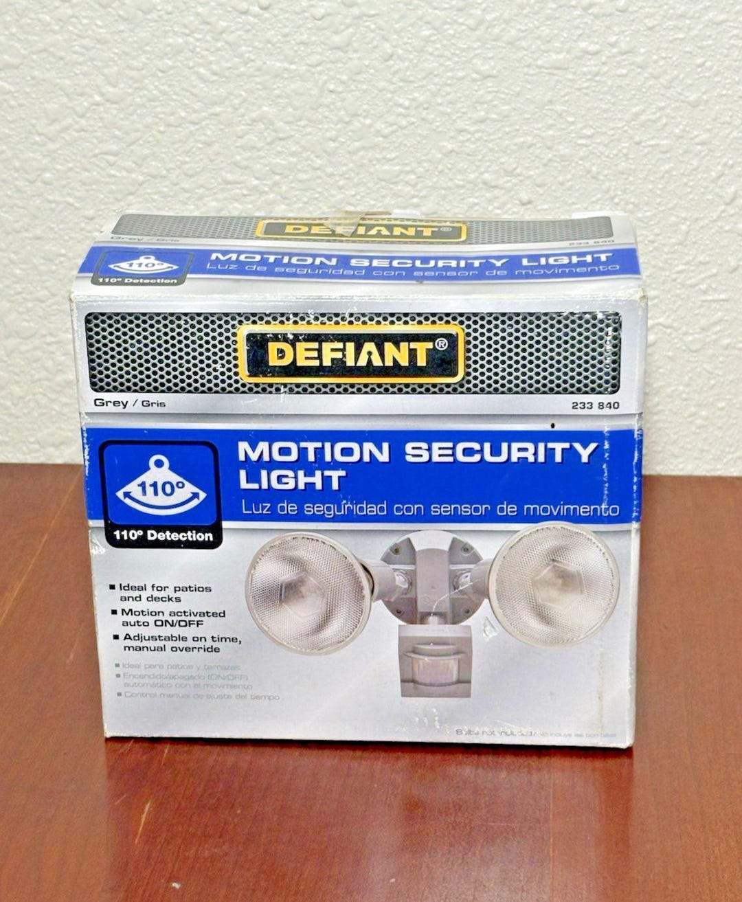 Defiant 110-degree Motion Security Light 120 V 60hz Gray 70ft Reach - Etsy