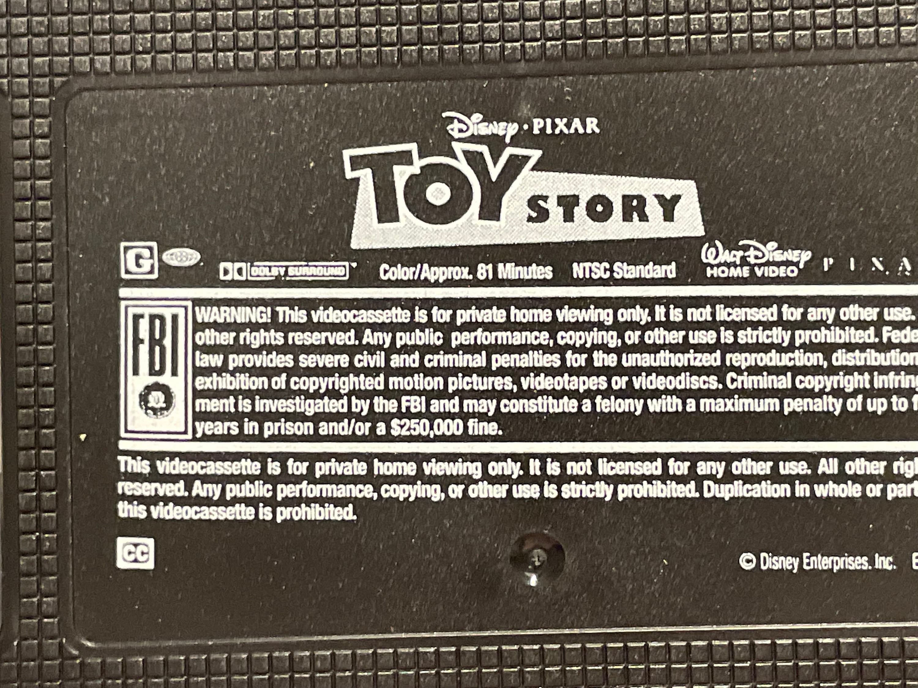 Vintage VHS, Toy Story, Special Edition / Gold Collection, Walt Disney ...