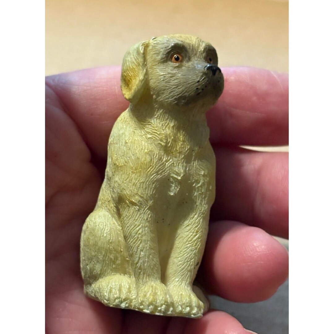 2.25" Yellow Labrador Dog Figurine Ornament With Hanging Loop - Etsy