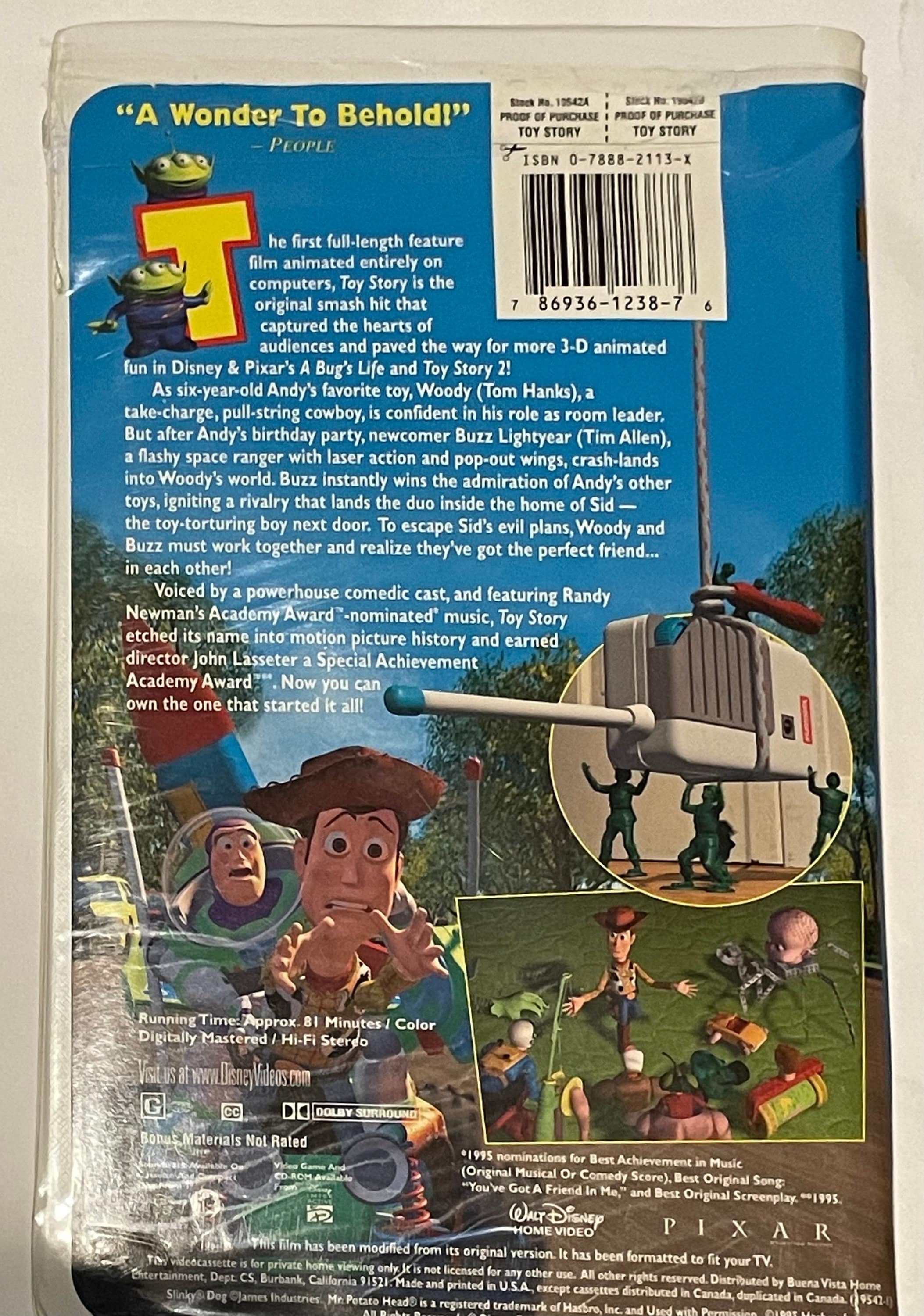Vintage VHS, Toy Story, Special Edition / Gold Collection, Walt Disney ...