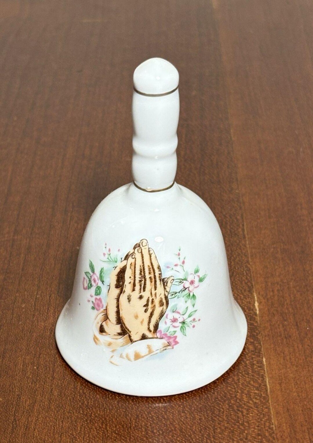 Vintage Porcelain Dinner Bell With Praying Hands - Etsy