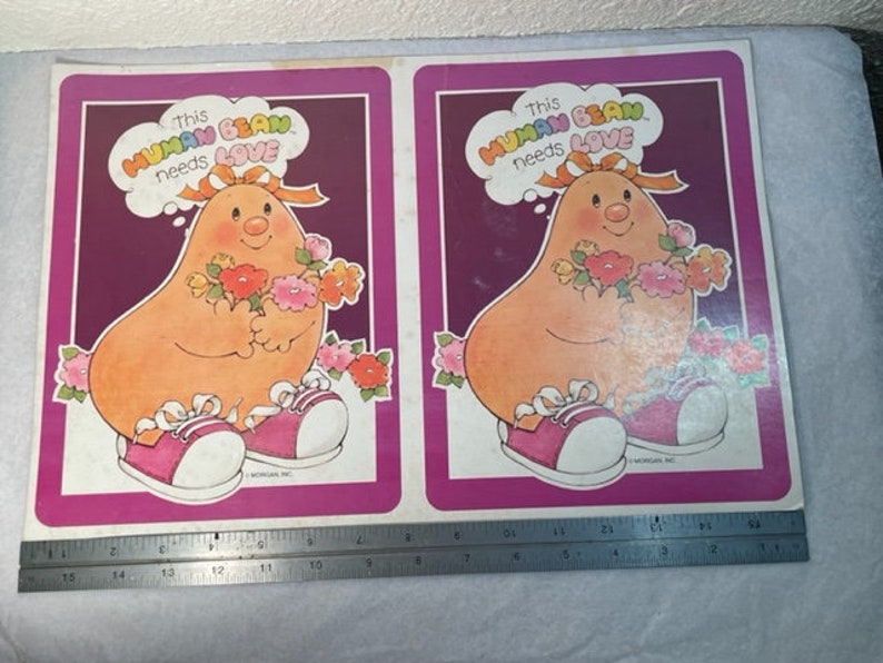 Vintage this Human Beans Needs Love 1980s Paper Goods School Folder - Etsy