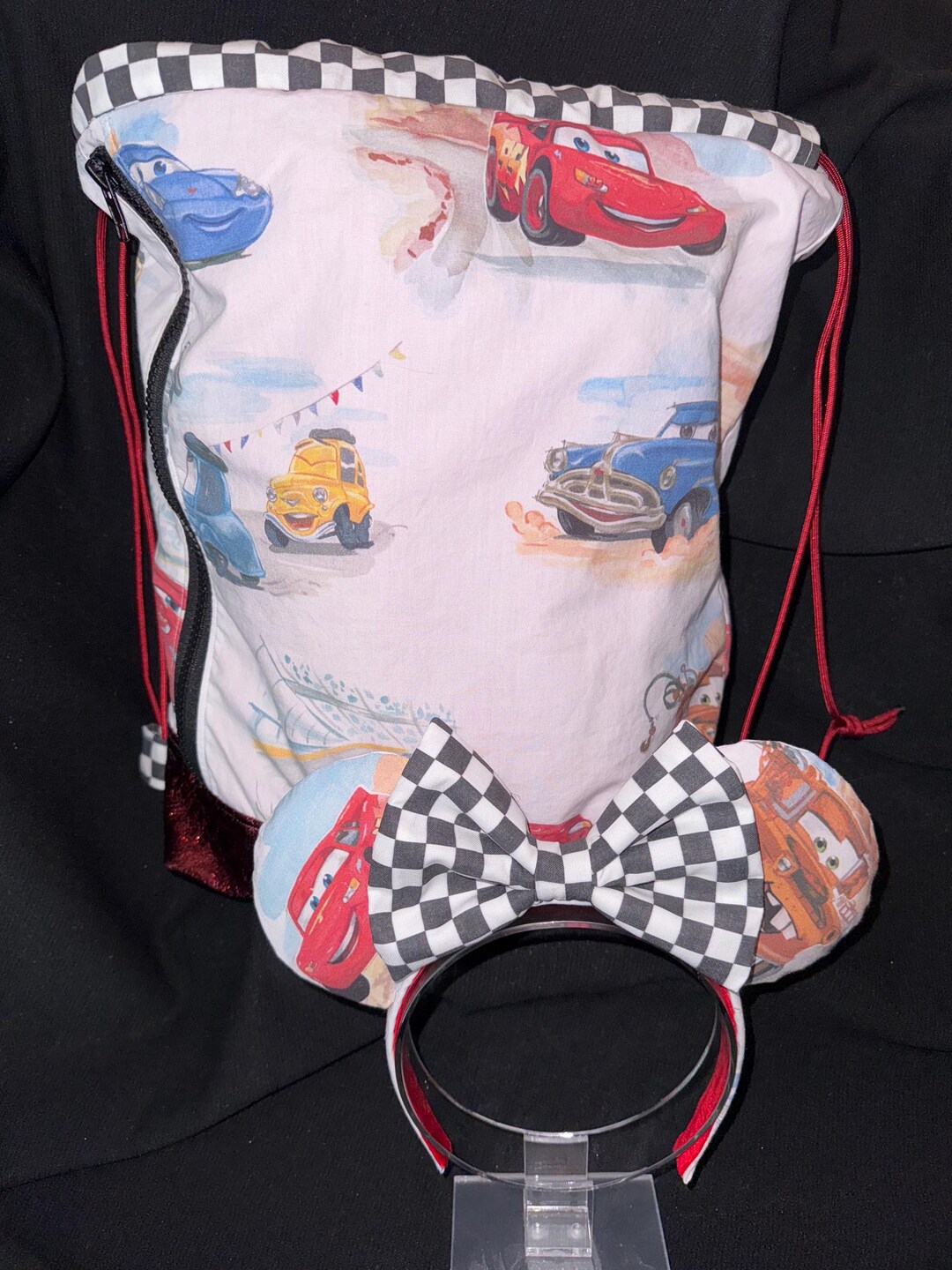 One of a Kind Cars Lightning Mcqueen, Mater, Doc Backpack Tote ...