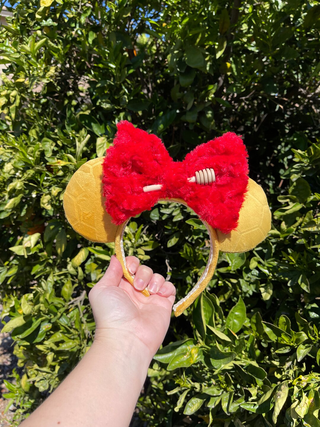 Honey Bear POOH Inspired Character Mouse Ears, Minnie Ears, Mickey Ears ...