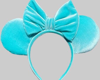 Mickey Mouse Ears Blue - Etsy