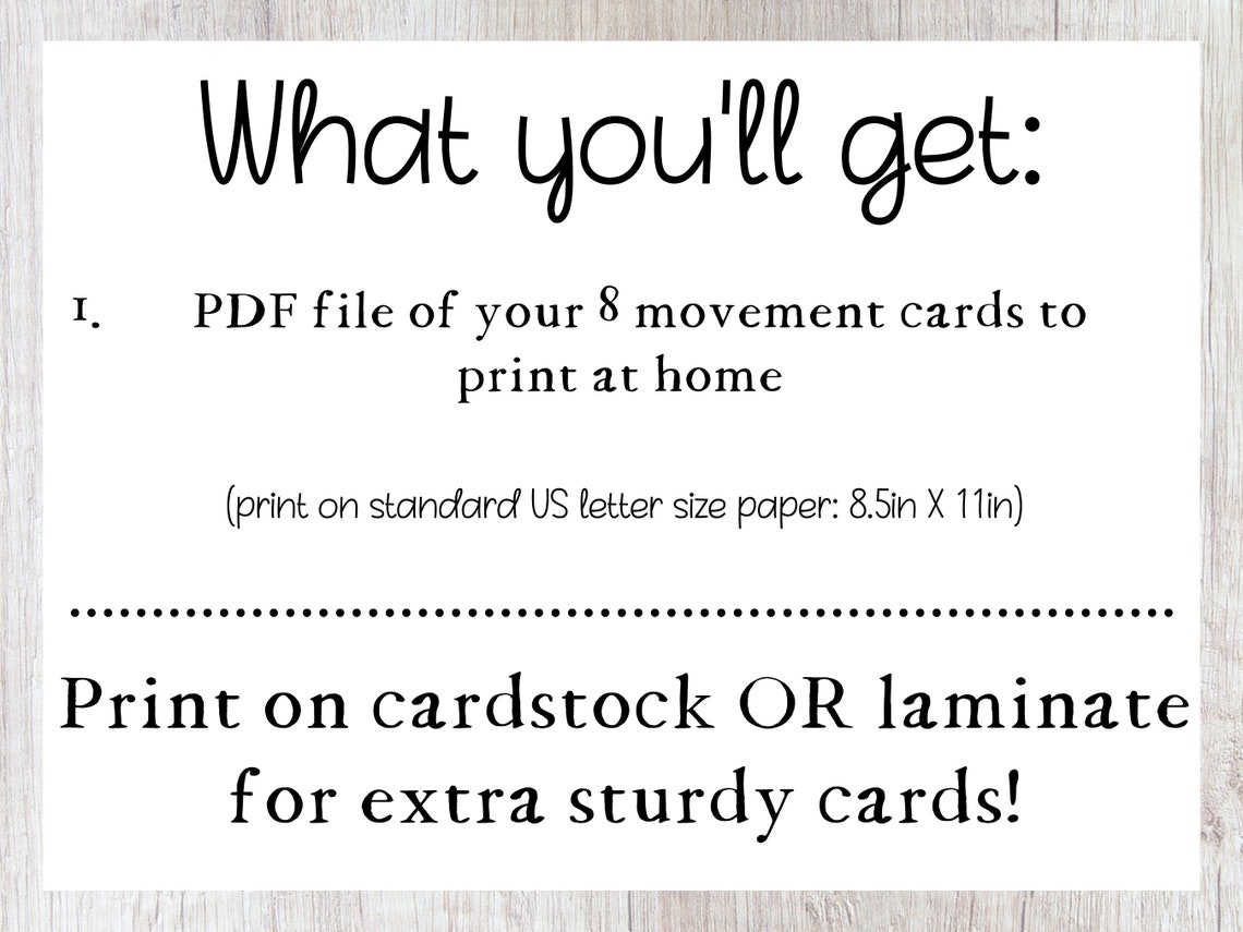 Winter Movement Cards, Christmas Games Printable, Unique Stocking ...