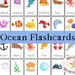 32 Ocean Flashcards for Kids, Ocean Animals, Montessori Materials ...