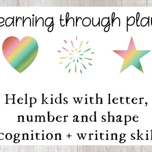 Tracing Worksheets, Letters, Numbers, Shapes, Preschool Printables ...