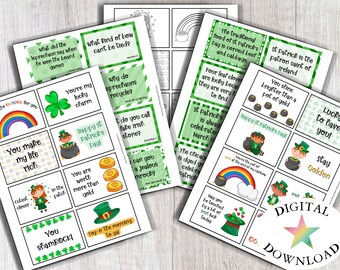 St. Patrick's Day Lunchbox Jokes for Kids - Etsy