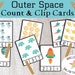 Outer Space Count & Clip Cards, Numbers 1-20, Preschool Printables ...