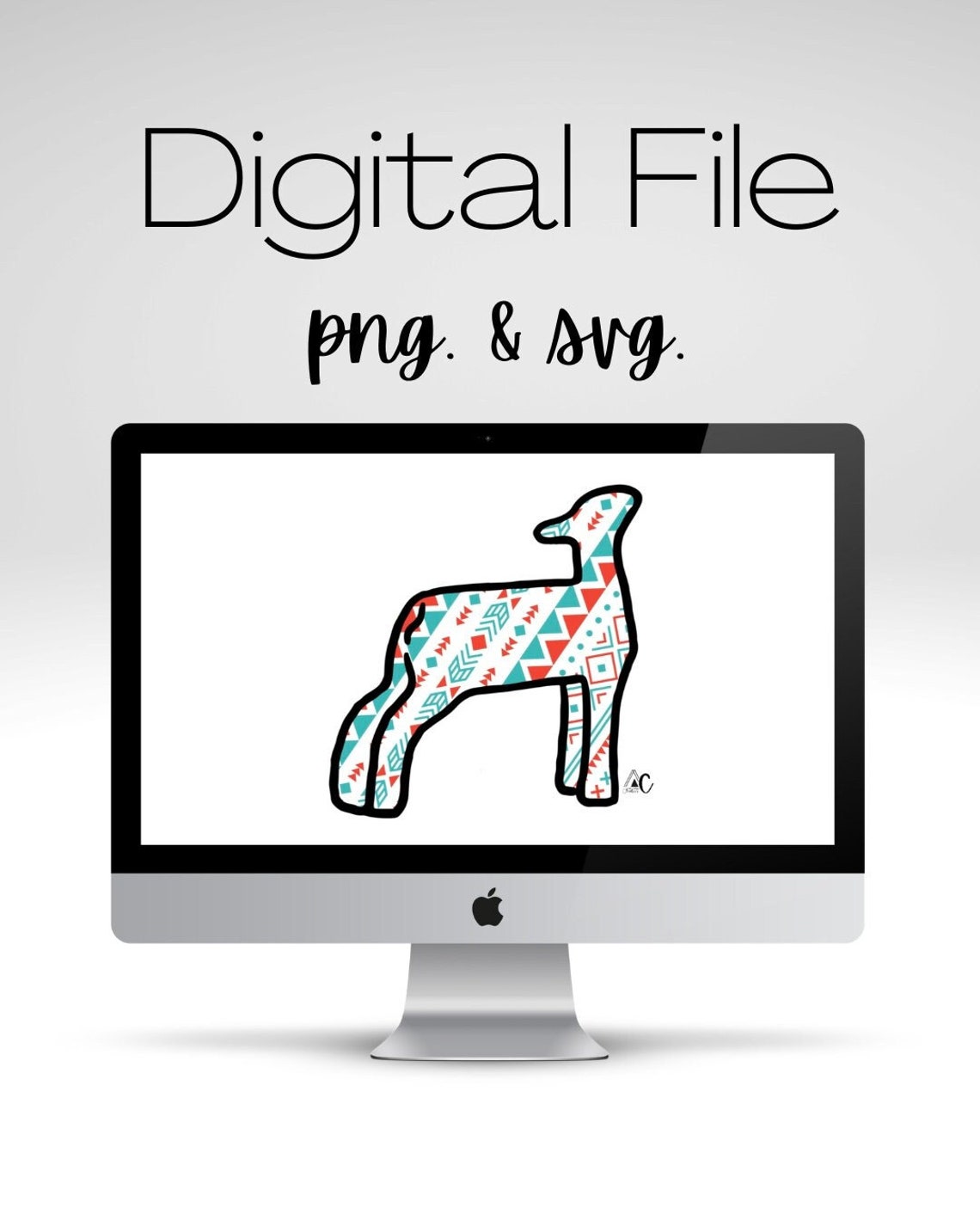 Show Lamb Silhouette Show Lamb Design Show Lamb Graphics - Etsy