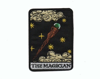 Three of Swords Tarot Card Patch Embroidered Patches - Etsy