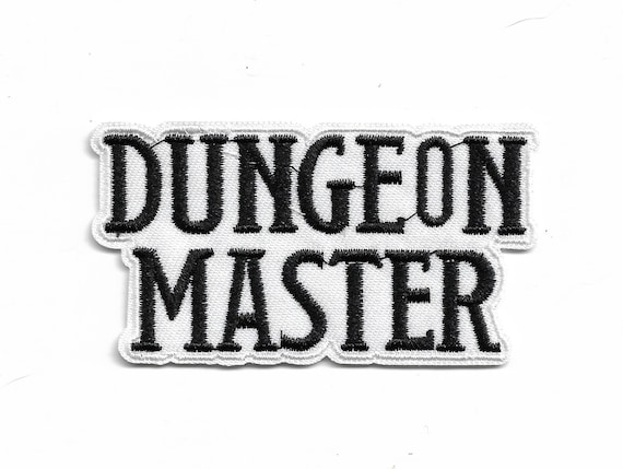 Dungeon Master Embroidered Iron on Patch Dungeons and Dragons - Etsy