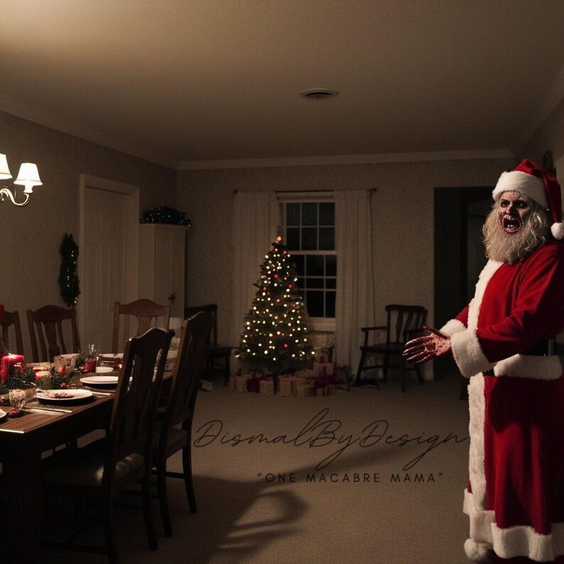 Scary Santa, Backrooms, Ghostly, Strange, Unusual, Unsettling, Horror ...