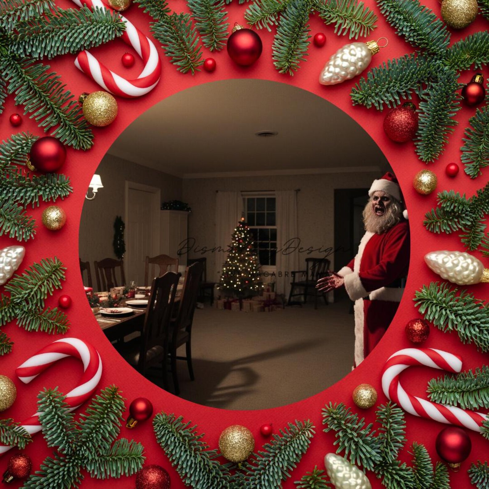 Scary Santa, Backrooms, Ghostly, Strange, Unusual, Unsettling, Horror ...