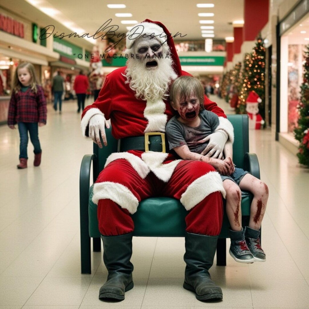 Dead-mall, Zombies, Scary Santa, Strange, Unusual, Unsettling Holiday ...