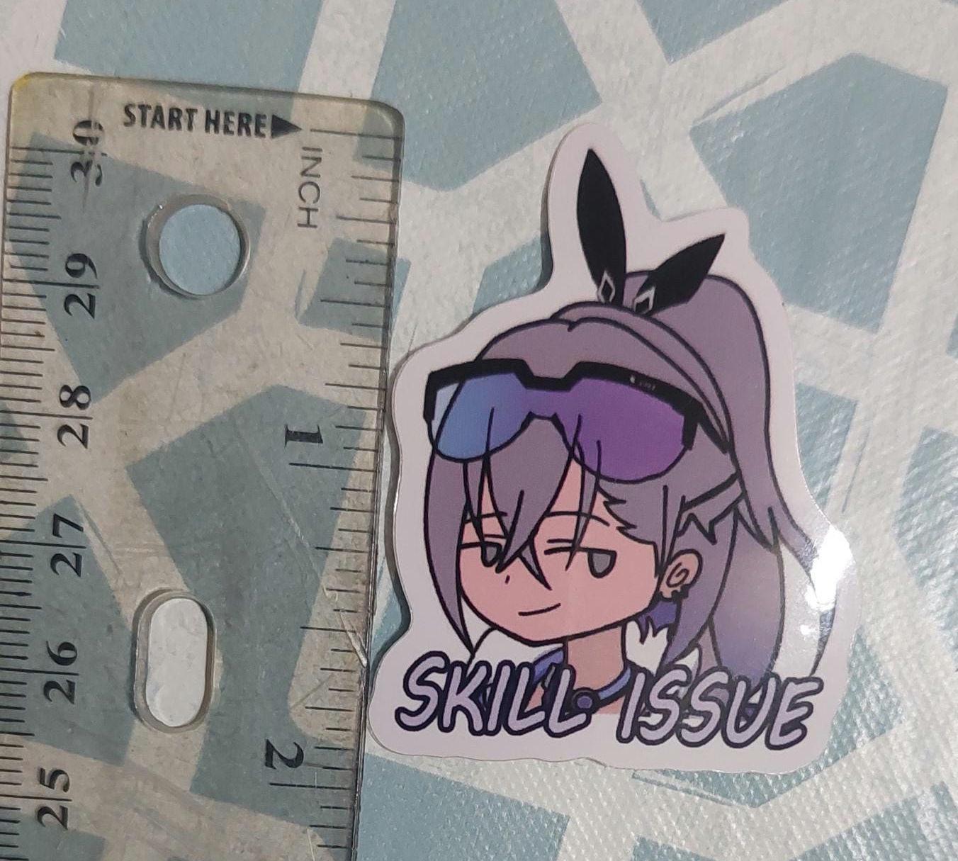 HSR Silver Wolf Inspired Skill Issue Sticker - Etsy