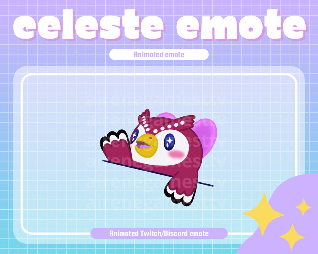 Animated Celeste Tap Emote | Animal Crossing Emote - Etsy