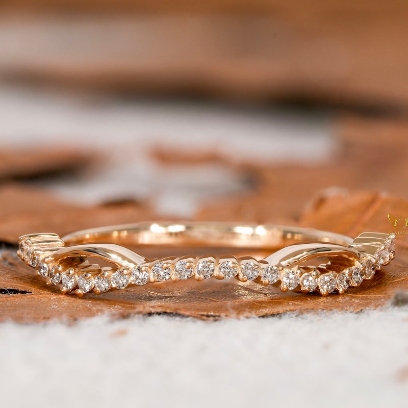 Thin Diamond Band - Etsy