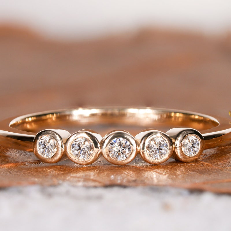 Small Diamond Ring - Etsy