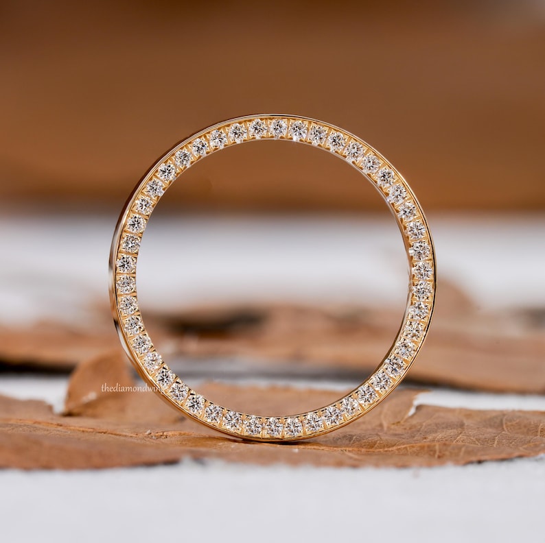 Minimalist Wedding Band,lab Diamond Band,two Side Pave Eternity Band ...