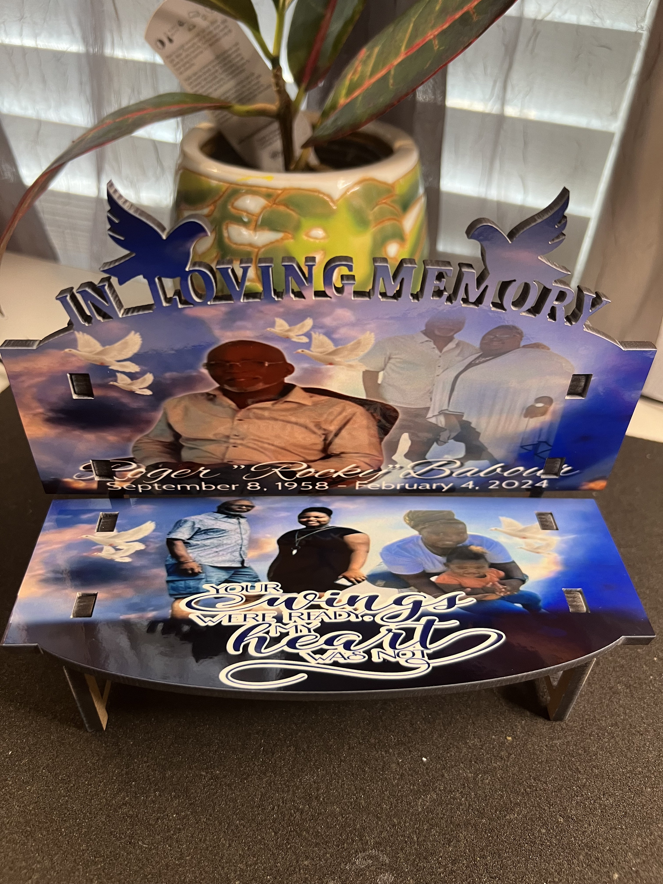 In Loving Memory Bench - Etsy