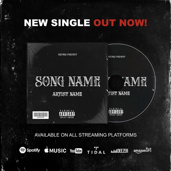 Blank Mixtape Covers Templates