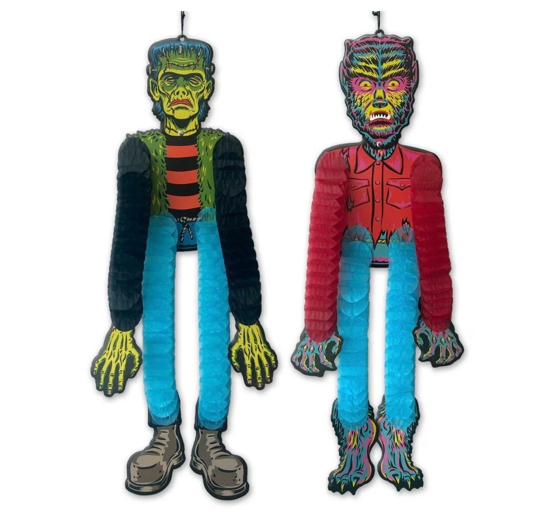 Ghoulsville Party Killers Cranky Frankie & Shock Wolf - Etsy