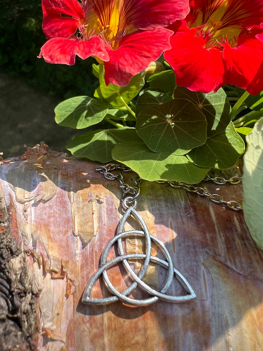 TRIQUETRA trinity Knot Pendant Necklace: Celtic Infinity - Etsy