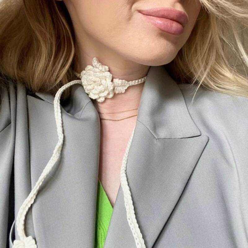 Flower Choker - Etsy