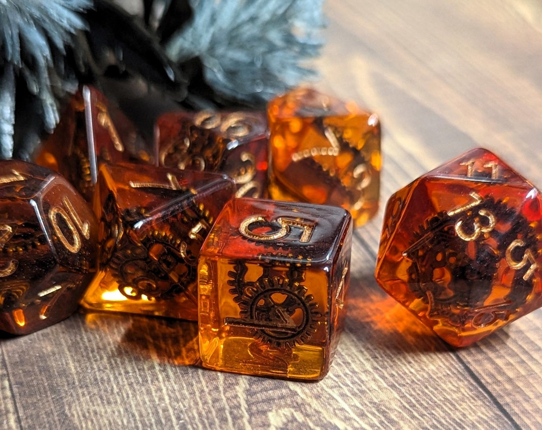 Tinkerer's Tools 7pc DND Dice Set, Polyhedral Dice, D&D Dice, Dungeons ...