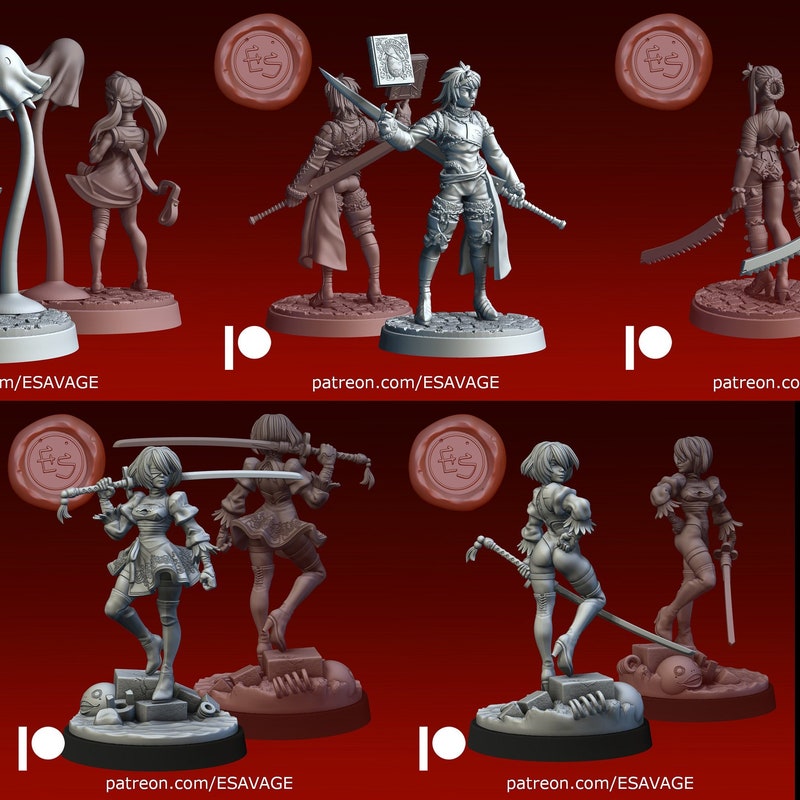 Anime Miniatures 2b - Etsy