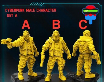 Cyber Ghouls 5 Poses 32mm Scale Miniature - Etsy