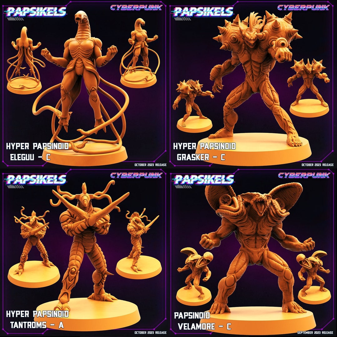 Papsinoids - Round 2 - Eleguu, Grasker, Tantroms, Velamore | 12 Design ...