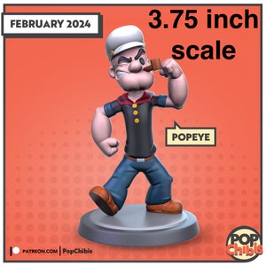 Oldschool Cartoons fan Art Popeye, Pink Panther, Tom and Jerry 32mm ...