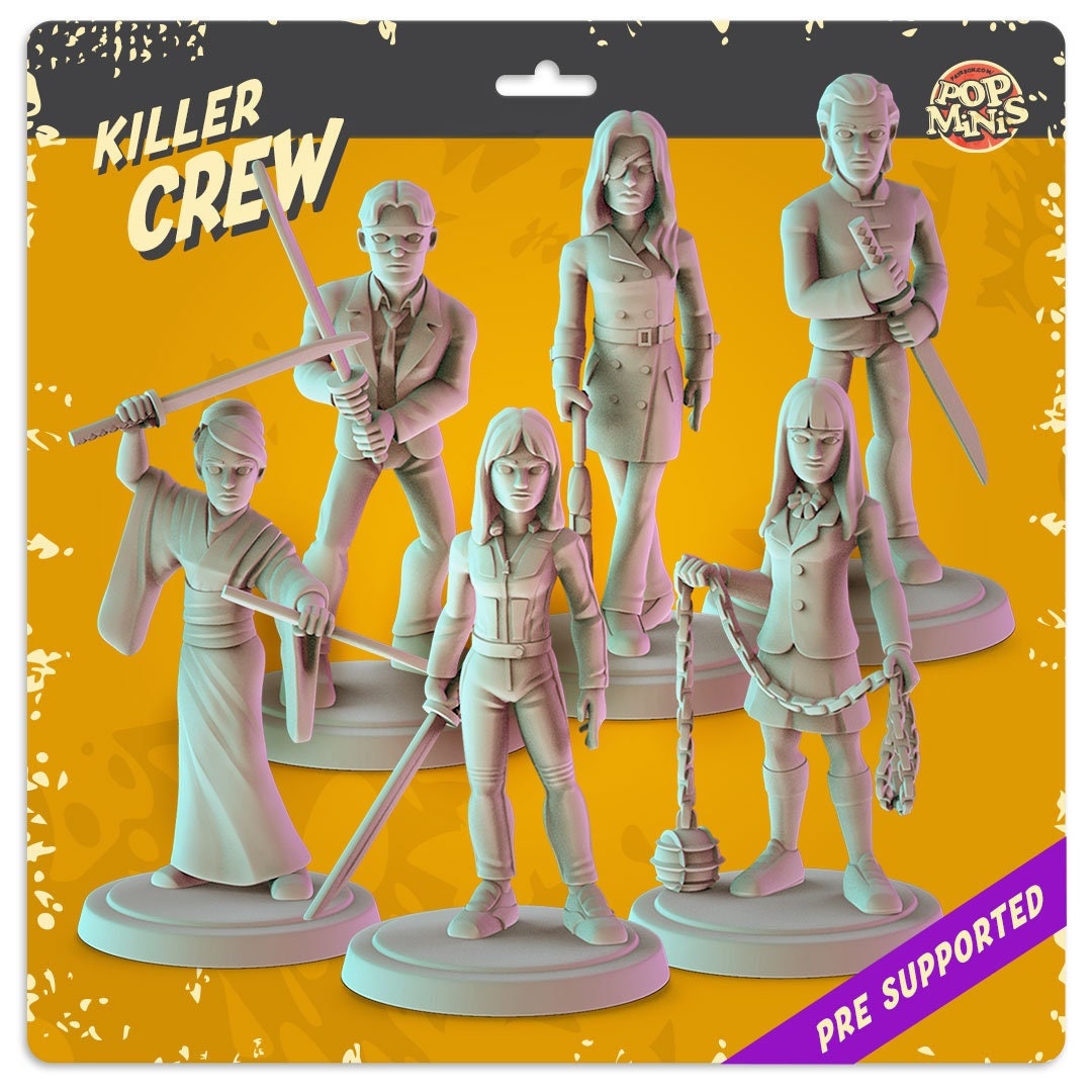 Kill Bill (fan Art) | 32mm Scale Miniatures | Pop Minis - Etsy