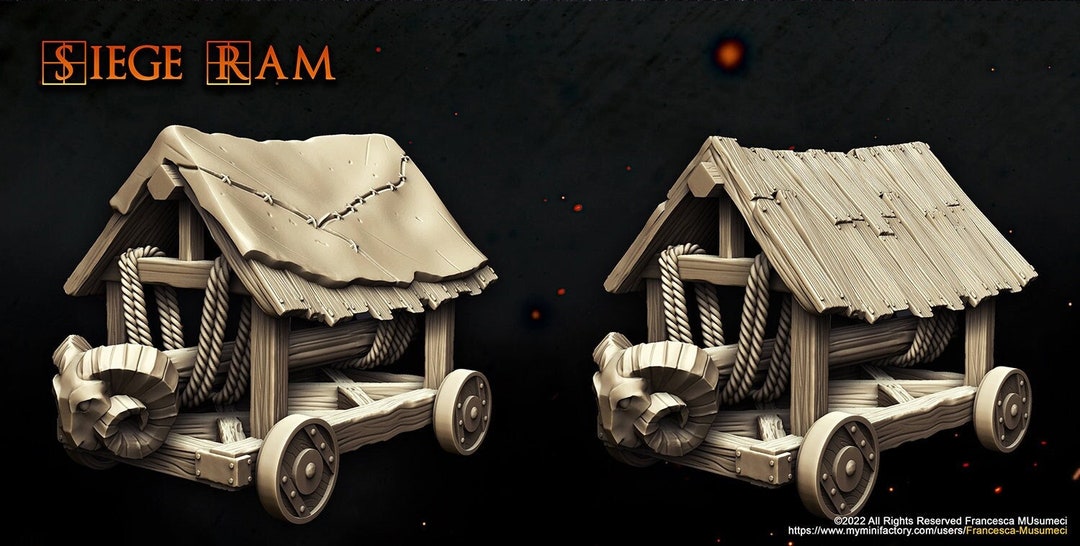 Spartan Warriors Kickstarter - Siege Rams | LARGE Model | 32mm Scale ...