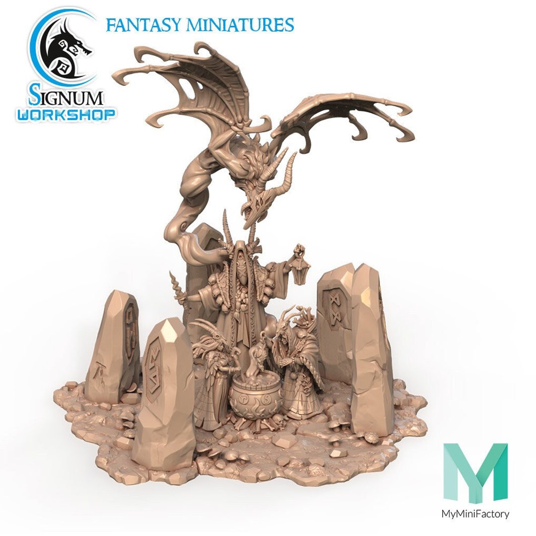 Night of Witchcraft Diorama | 32mm Scale Miniature | Signum Workshop - Etsy