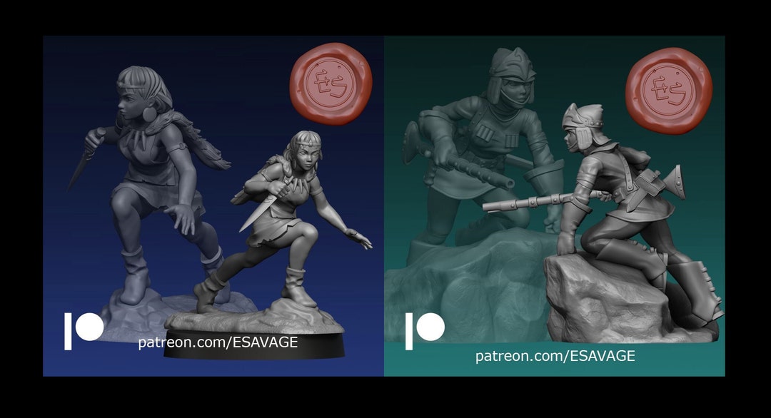 Studio Ghibli Heroines fan Art Princess Mononoke and Nausicaa of the ...