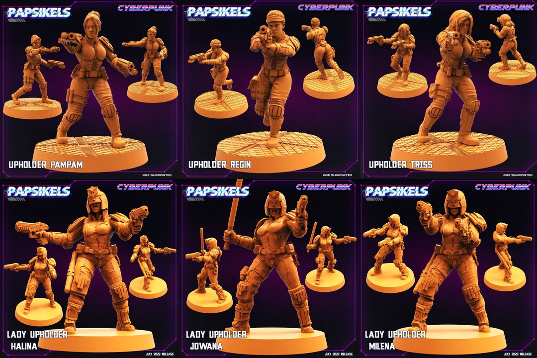 Upholder Corps - Female Officers | 8 Design Options | 32mm Scale ...