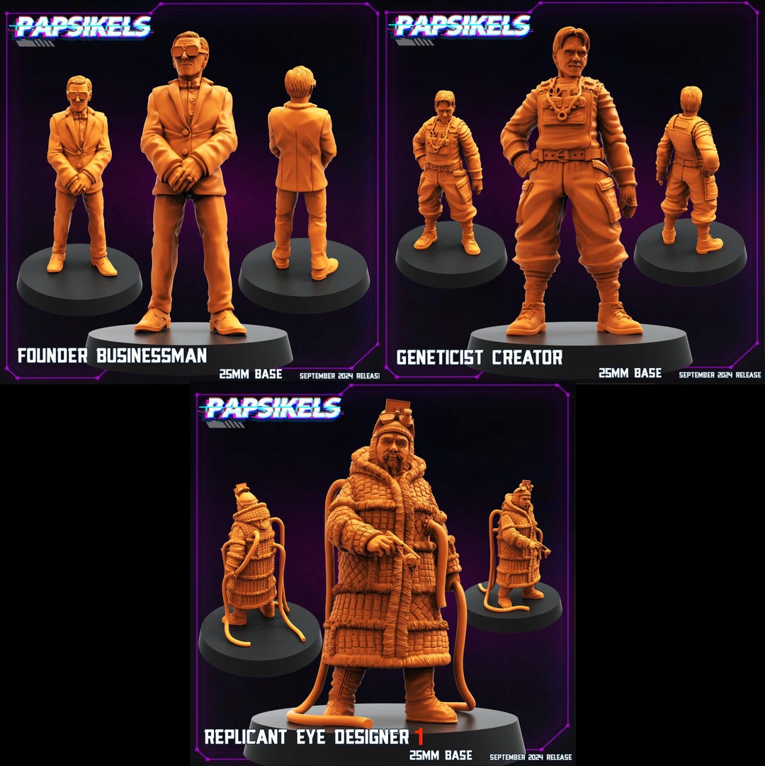 Blade Walker Founder, Geneticist, Eye Designer 32mm Scale Miniature ...