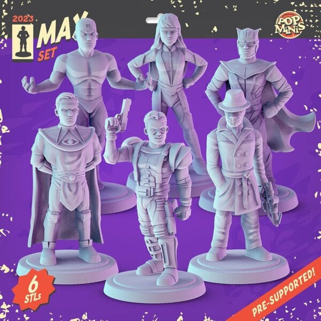 Watchmen (fan Art) | 32mm Scale Miniatures | Pop Minis - Etsy