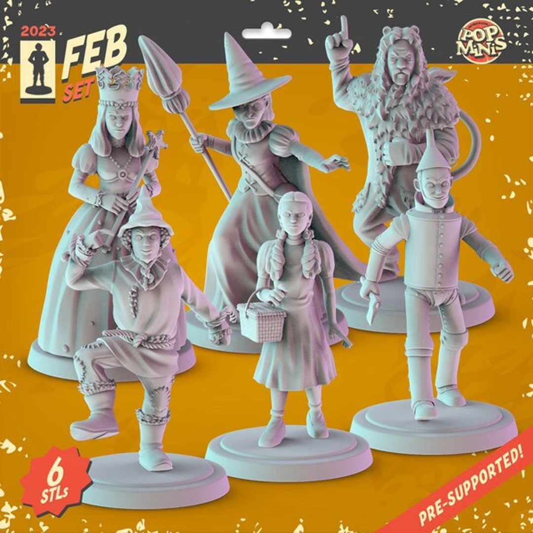 The Wizard of Oz - Wicked (fan Art) | 32mm Scale Miniatures | Pop Minis ...