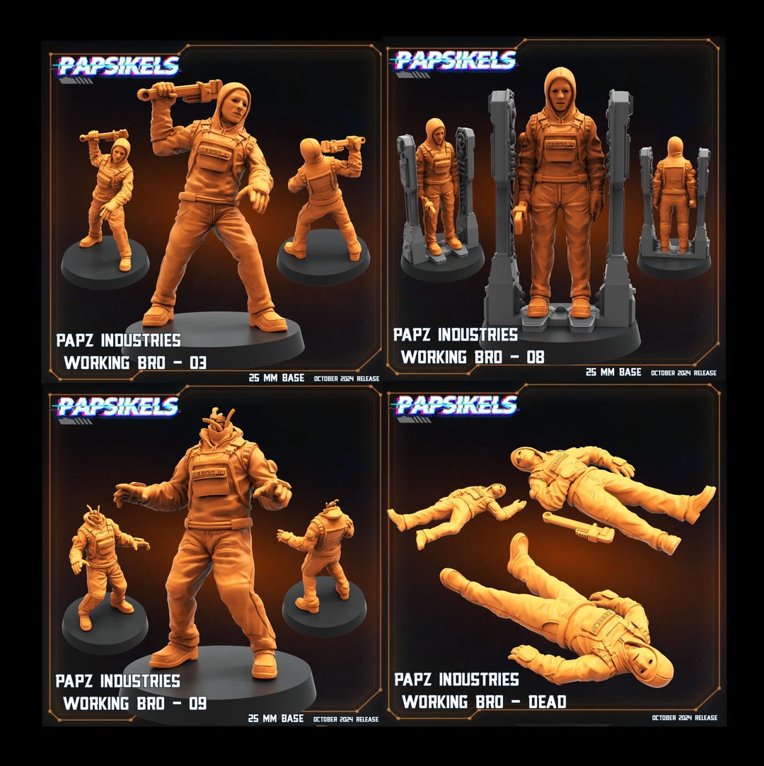 Papz Industries - Working Bros - Round 2 | 14 Design Options | 32mm ...