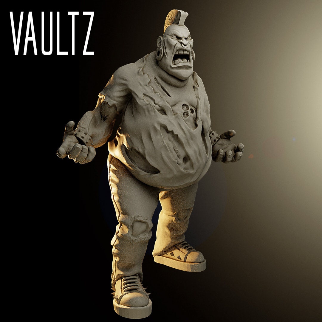 Zombie Punk Rock Band 32mm Scale Miniature Vaultz - Etsy