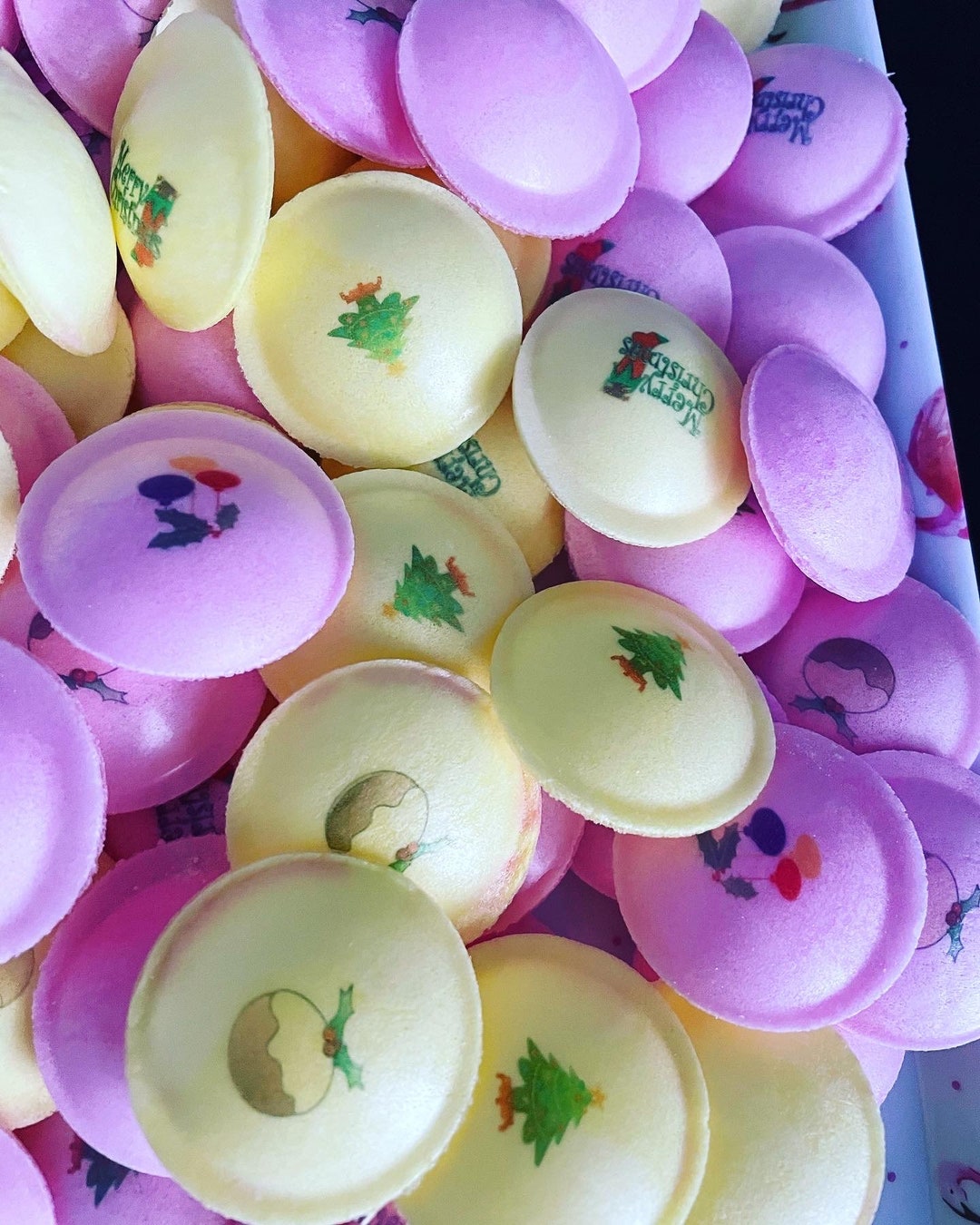 Personalised Sweets, Photo Print on Sweets for Christmas. Vegan Flying ...