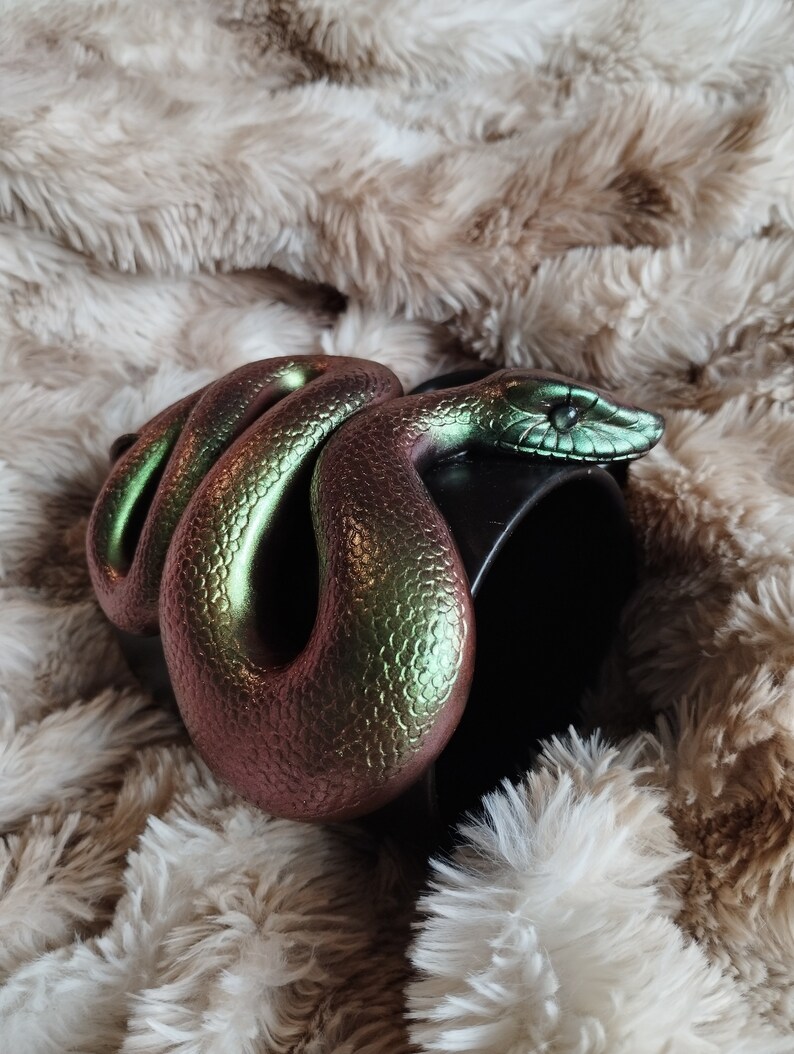 Snake Mug Chameleon Green Pigment Coffee Mugpersonalized - Etsy